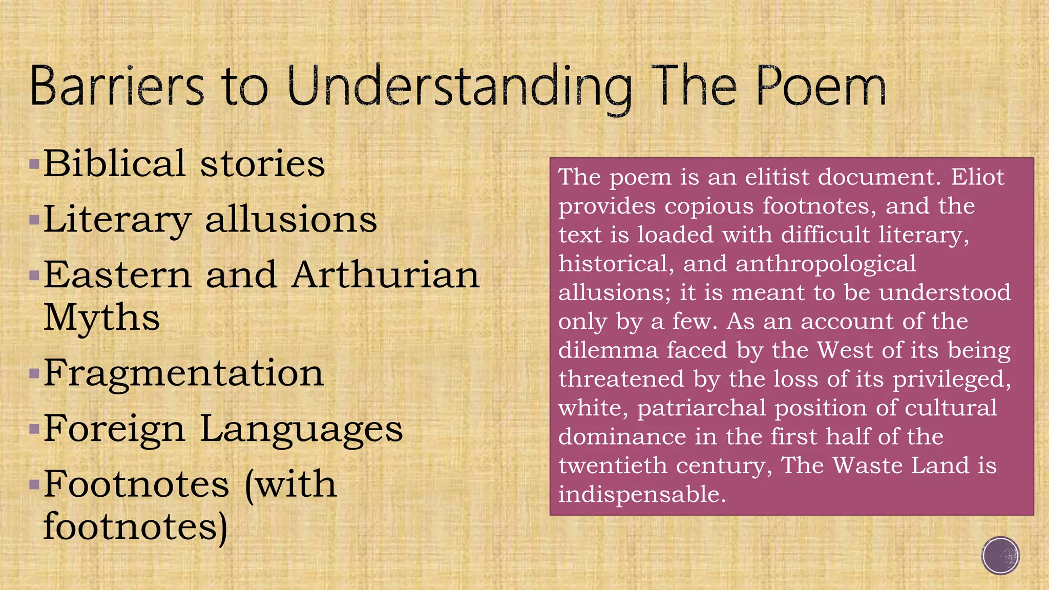 E lit 46 c class 17 | PPTX | Poetry | Books and Literature