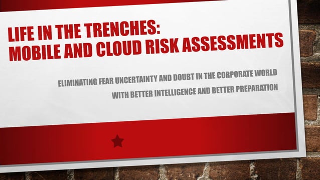 ELITE.BCS-Cloud-and-Mobile-Risk-Assessments | PPT