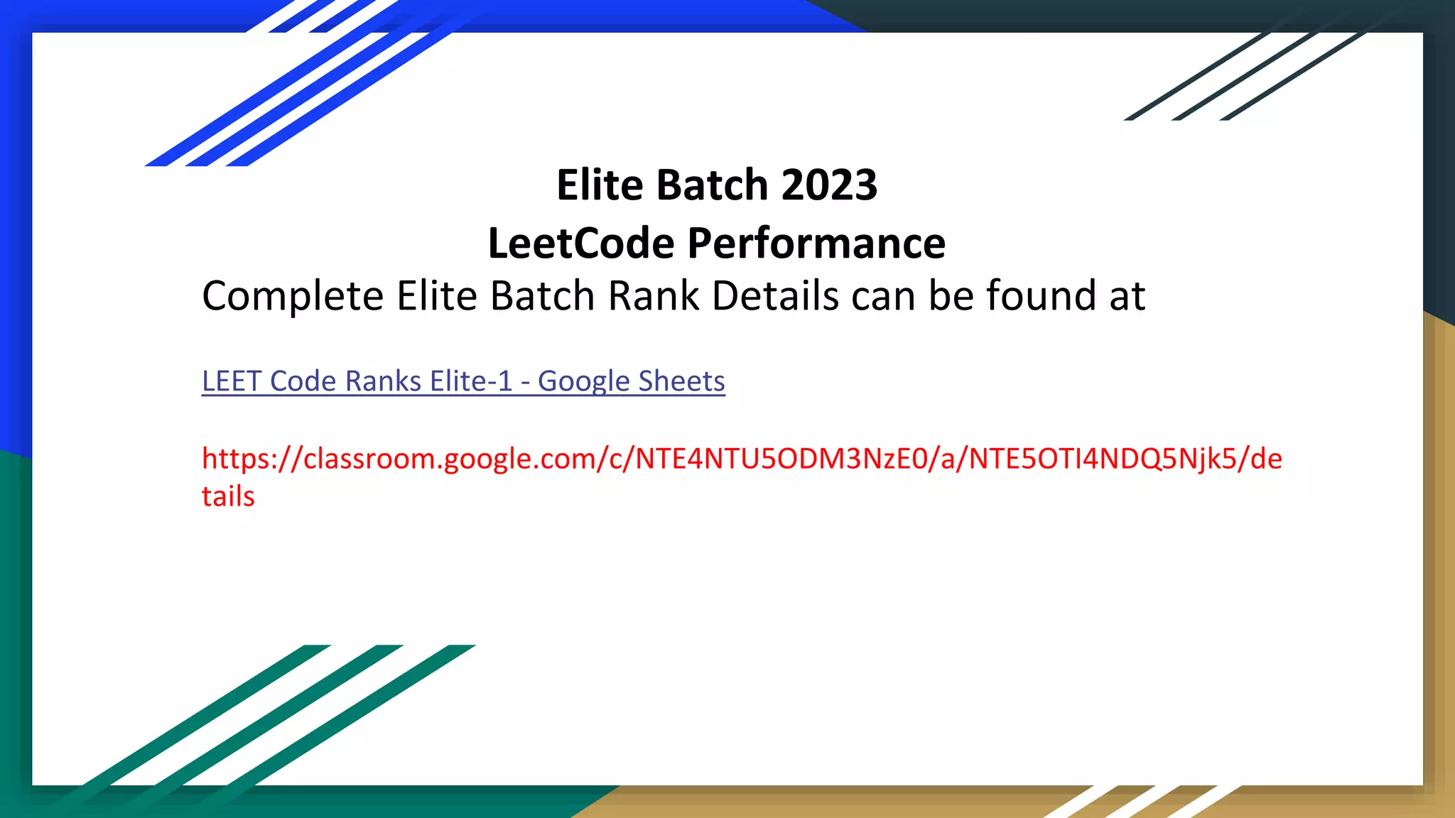 Elite Batch & Hacker Rank Analysis.pptx