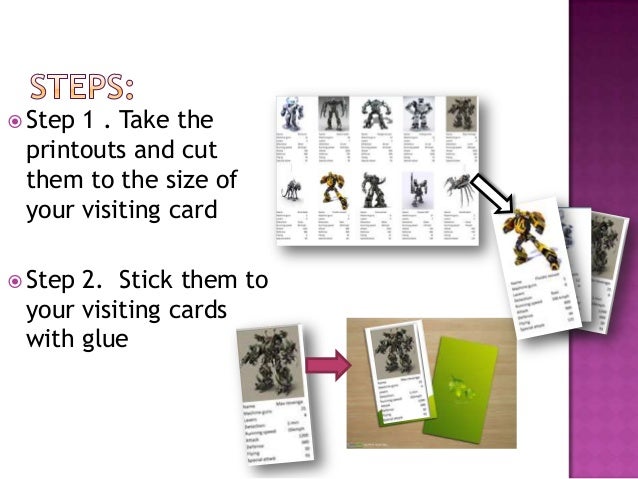 How to make trump cards