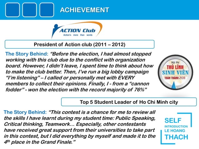 Elite Development Program_Self-Introduction_LeHoangThach | PPTX