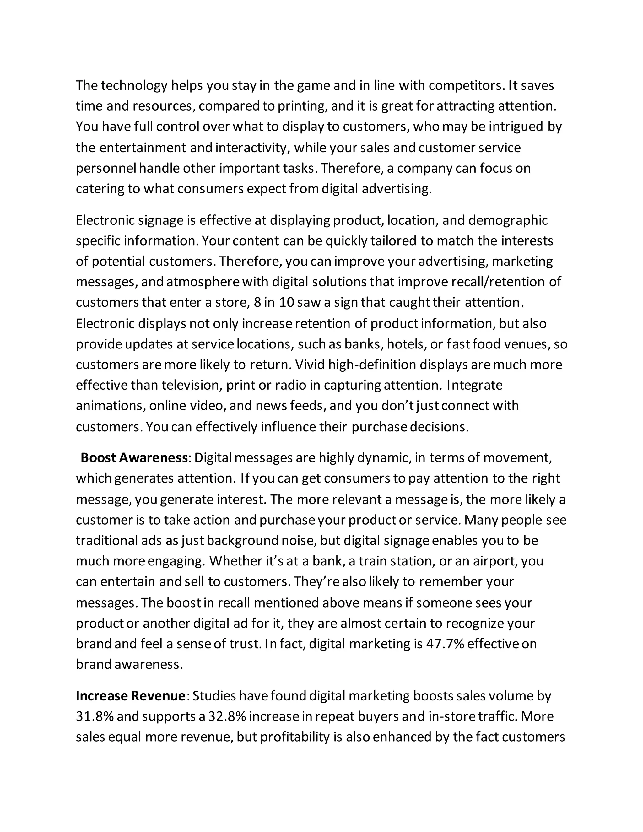 Elite digital signage | PDF