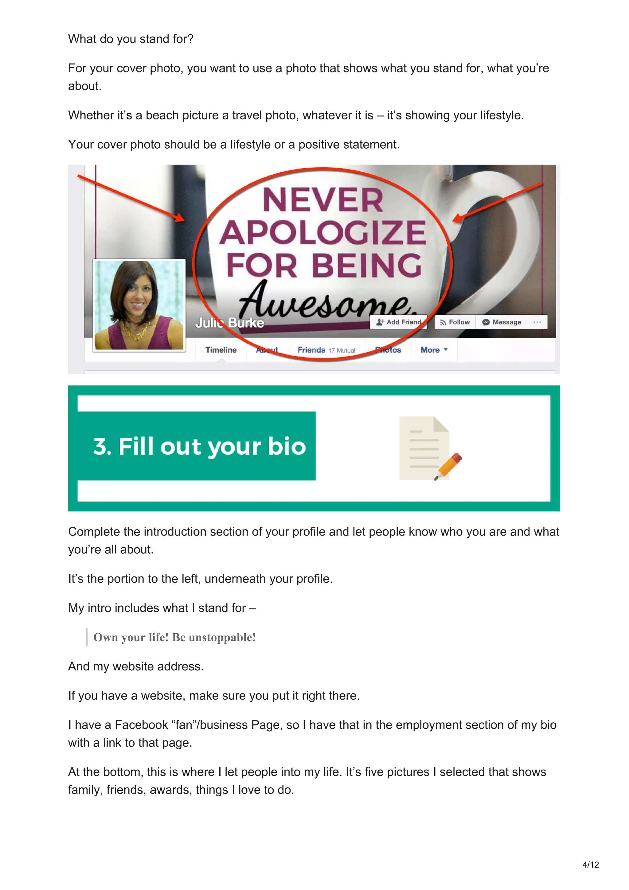 Julie Burke’s Top Six Tips for Recruiting with Social Media Using Facebook | PDF