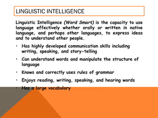 Multiple Intelligence in Communicative Language Teaching | PDF