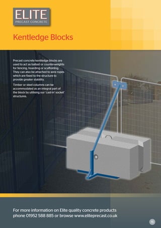 Elite - Underground Concrete Cable Protection & Cable Troughs | PDF