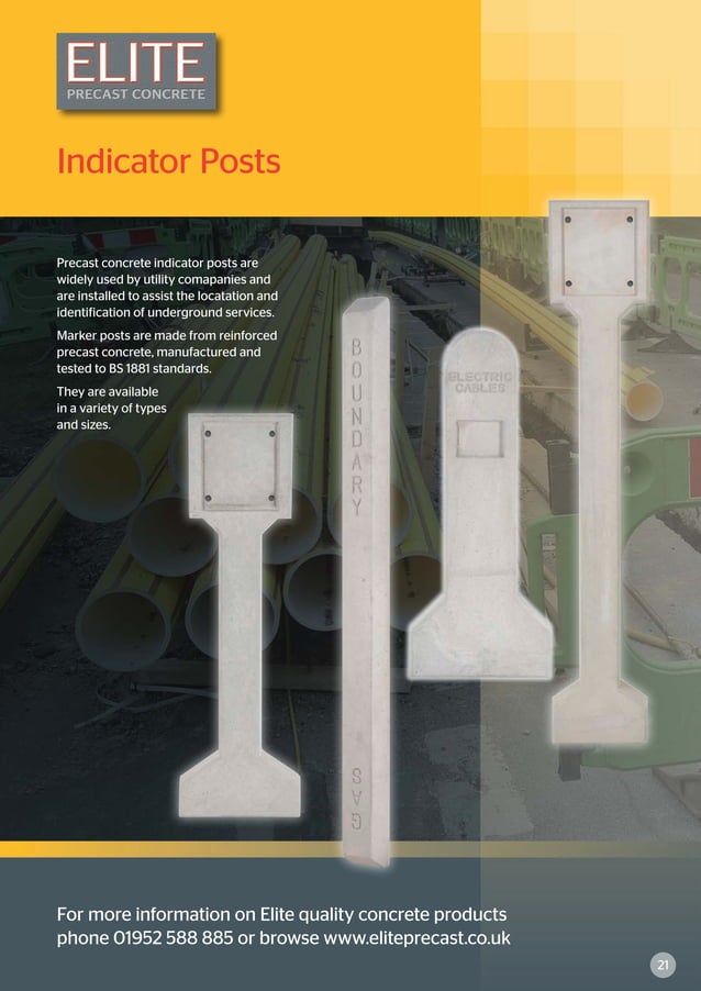 Elite - Underground Concrete Cable Protection & Cable Troughs | PDF ...