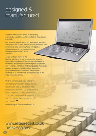 Elite - Underground Concrete Cable Protection & Cable Troughs | PDF