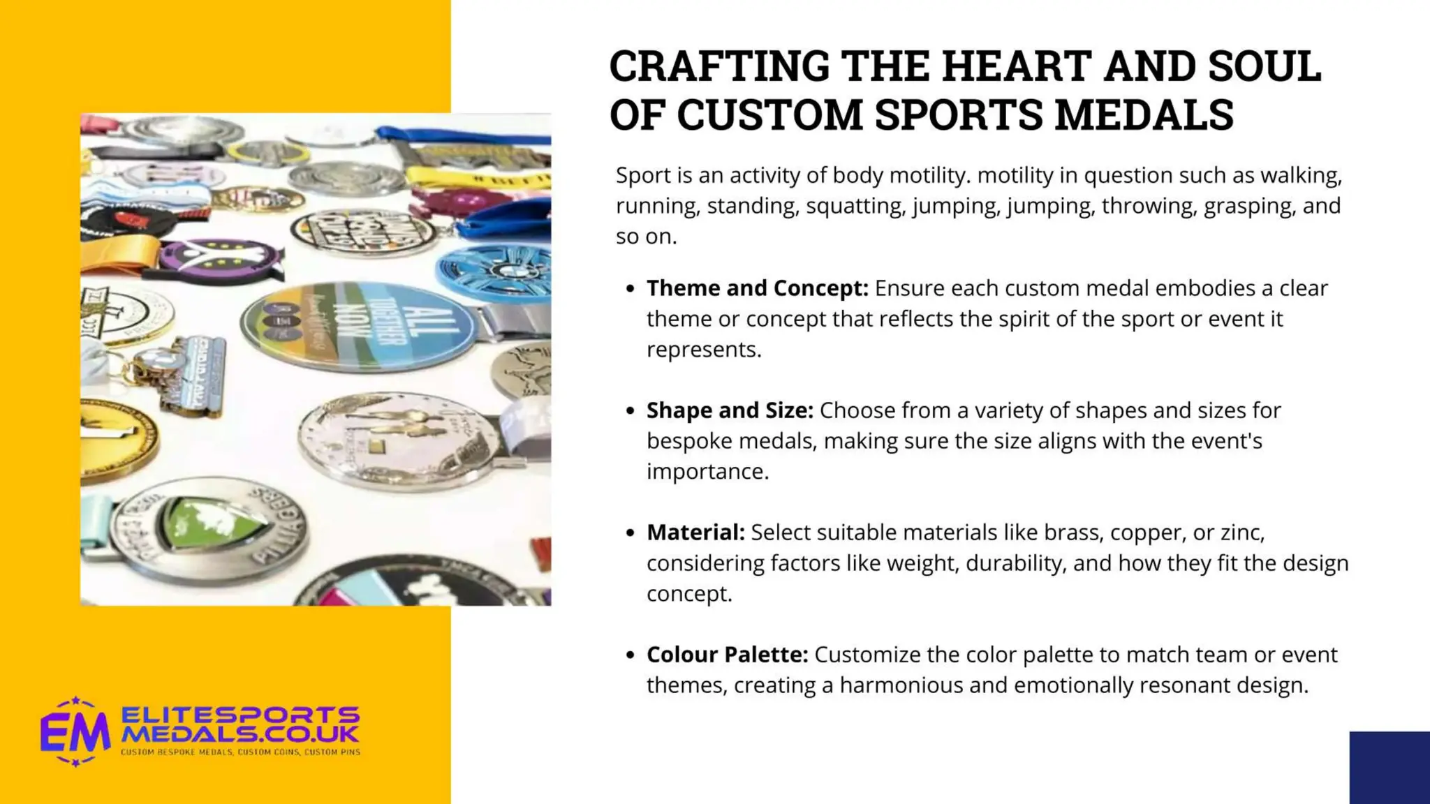 Embrace Victory with Custom Sports Medals | PPT