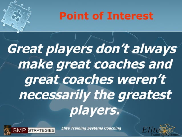 Elite Training Systems Coaching | PPT