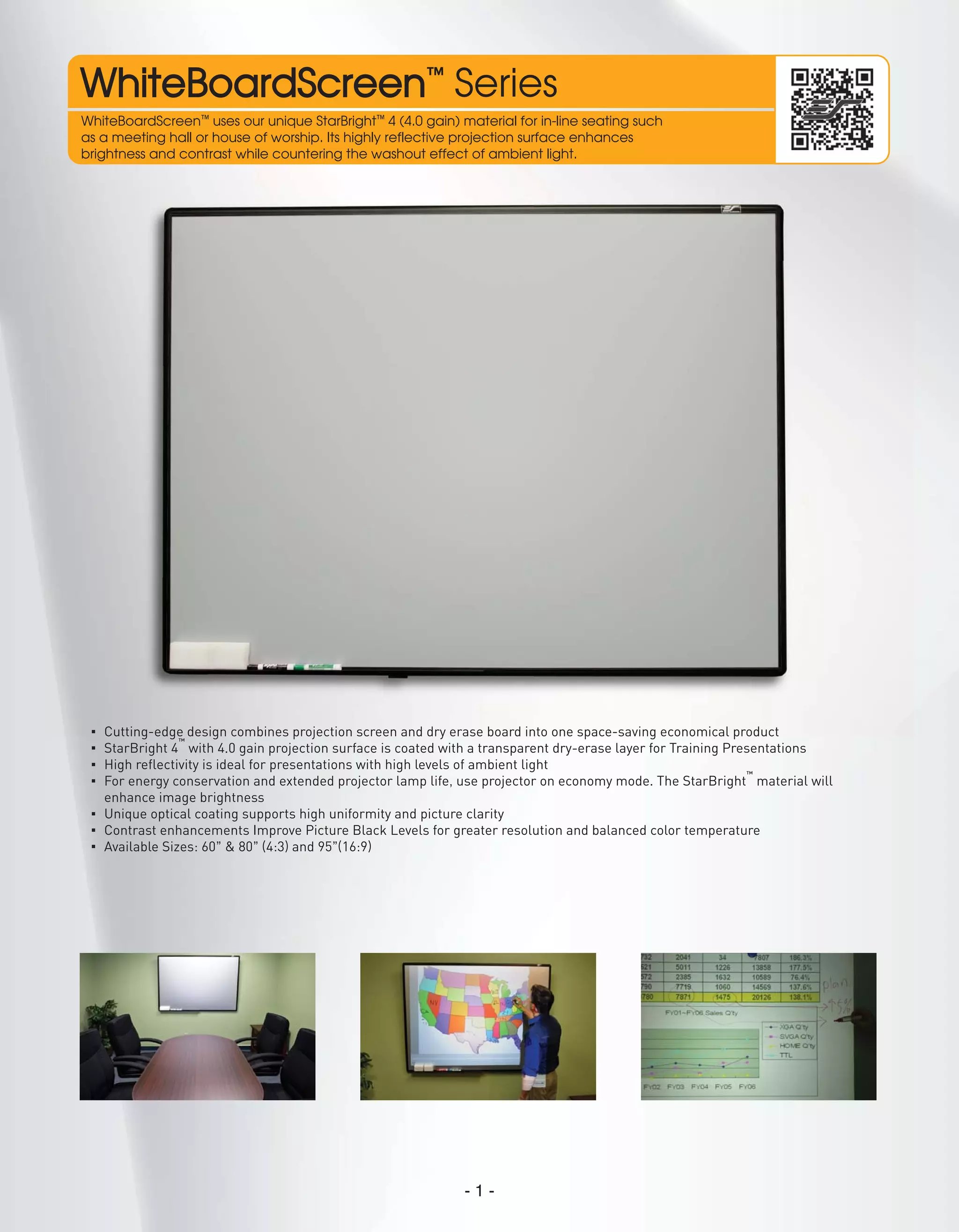 Elite whiteboard screen projection screen | PDF