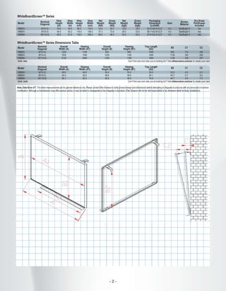 Elite whiteboard screen projection screen | PDF
