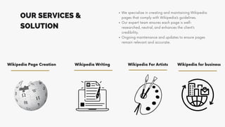 Elite wiki creators - Company Profile & Services | PPT