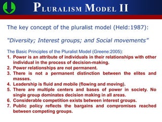 Elit, pluralism and polyarchy | PPTX