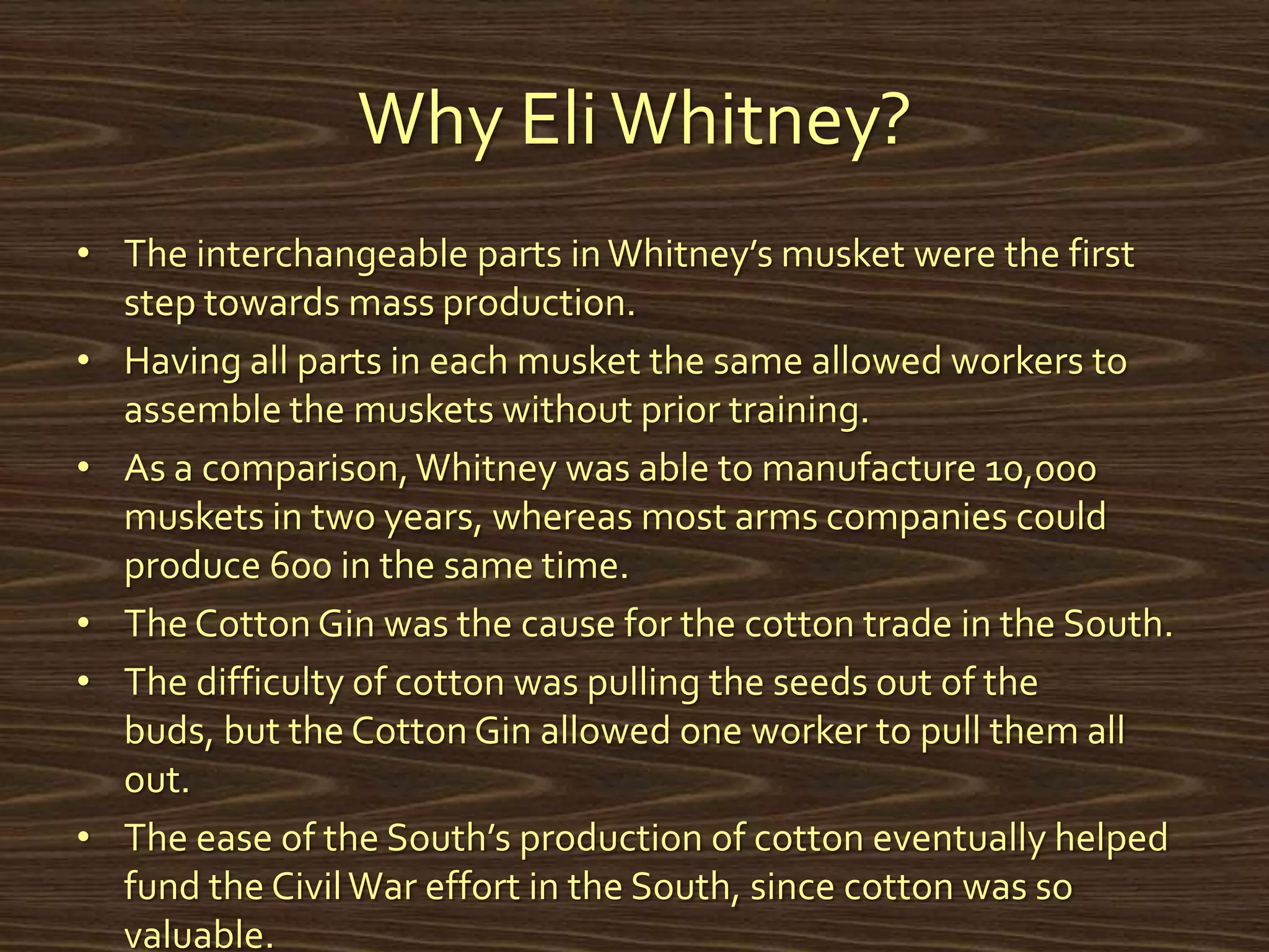 Eli whitney | PPT