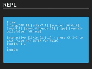 Intro to Elixir | PPT