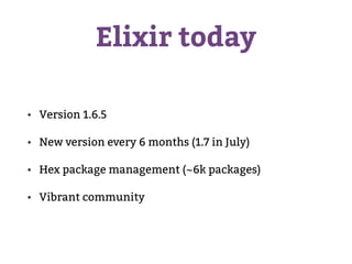 A sip of Elixir | PPT