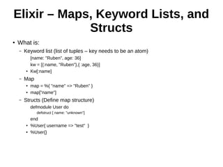 Elixir basics | PPT