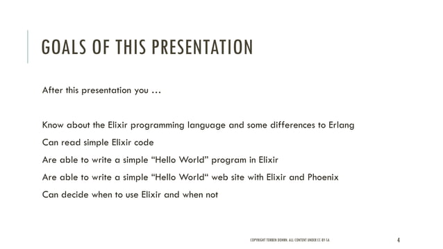 Elixir for aspiring Erlang developers | PPT