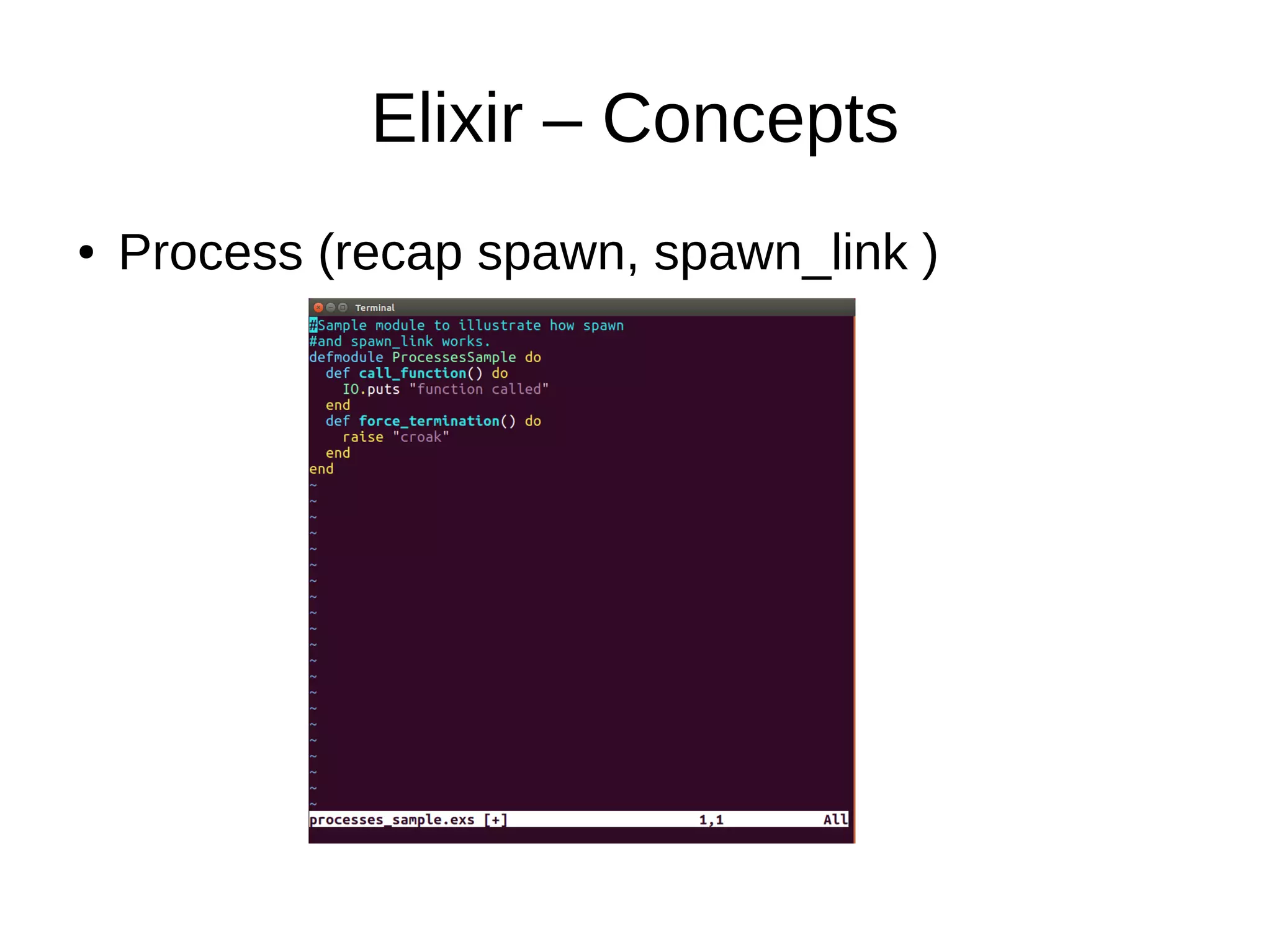Elixir otp-basics | PPT