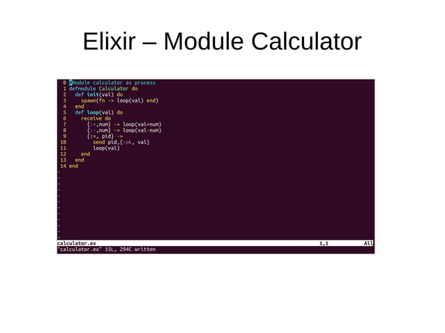 Elixir otp-basics | PPT
