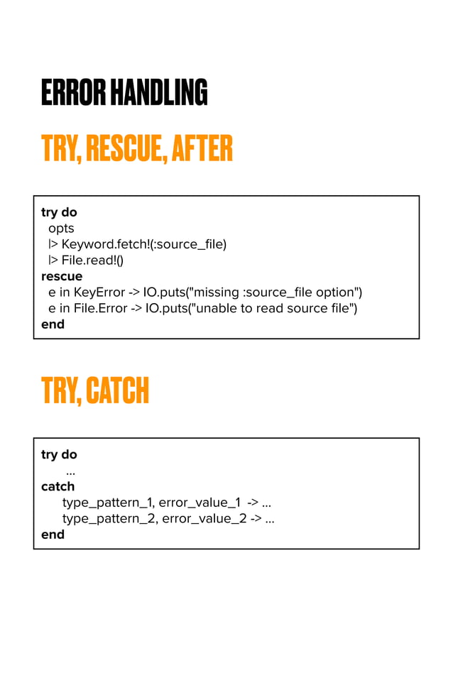 Elixir cheatsheet | PDF