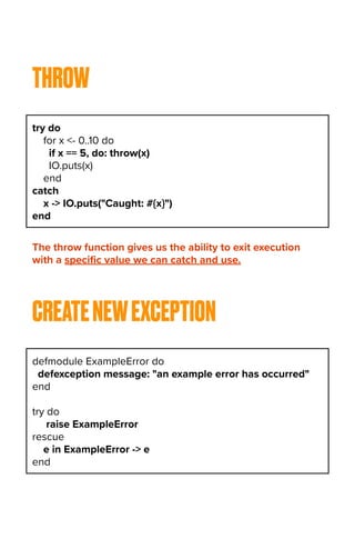 Elixir cheatsheet | PDF