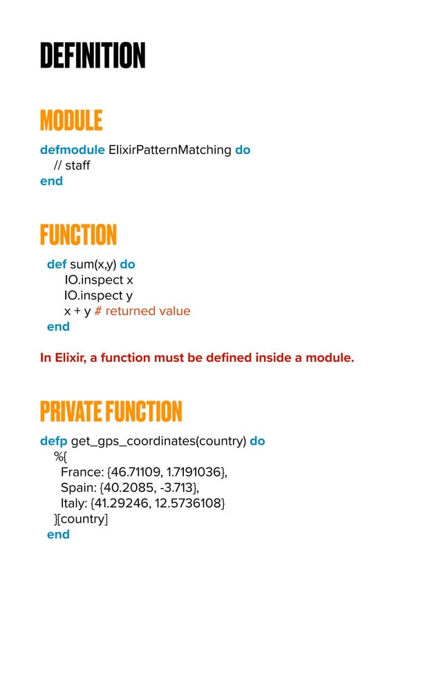 Elixir cheatsheet | PDF