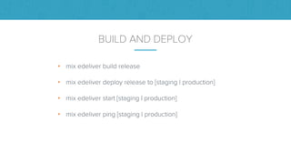 Elixir Deployment Tools | PPT