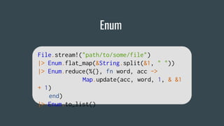 Elixir flow | PPTX | Programming Languages | Computing