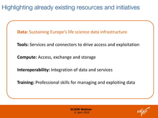 ELIXIR Implementation Study: “Mining the Proteome: Enabling Automated Processing and Analysis of ...