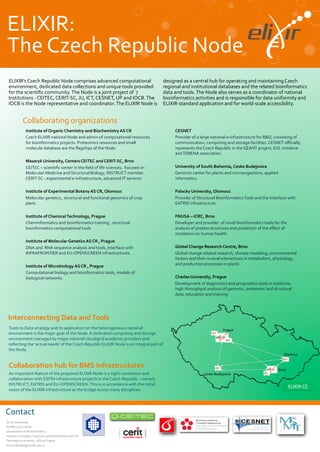 ELIXIR Node poster Czech Republic 2014 | PDF