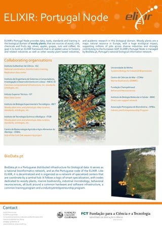 ELIXIR Node poster Portugal 2014 | PDF
