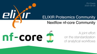 Elixir Proteomics Community Connection With Nf Core Ppt