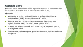 Pharmaceutical Elixirs | PPTX