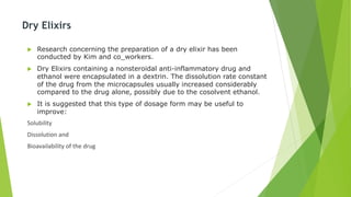 Pharmaceutical Elixirs | PPTX
