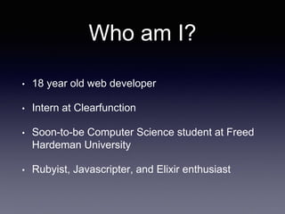 Introduction to Elixir | PPTX