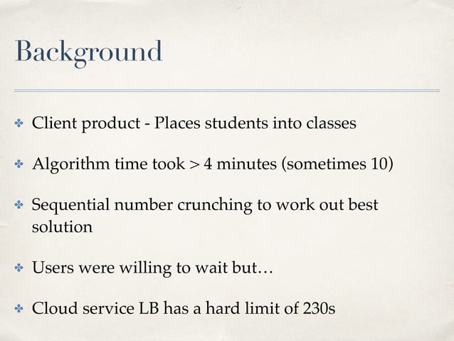 Increasing performance with Elixir Tasks | PPT