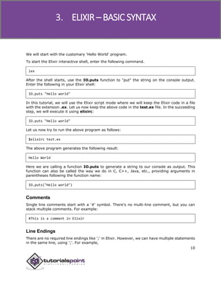 Elixir tutorial | PDF | Free Download