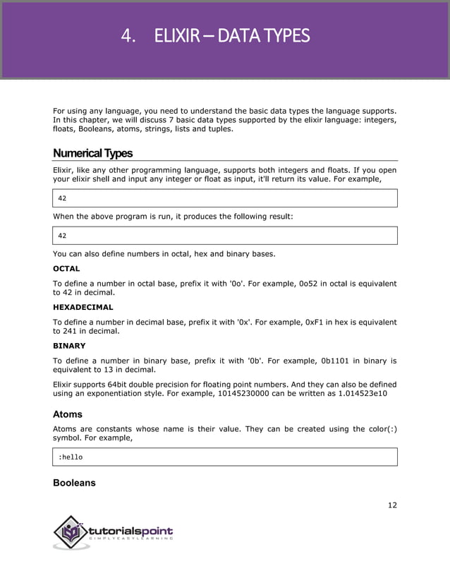 Elixir tutorial | PDF