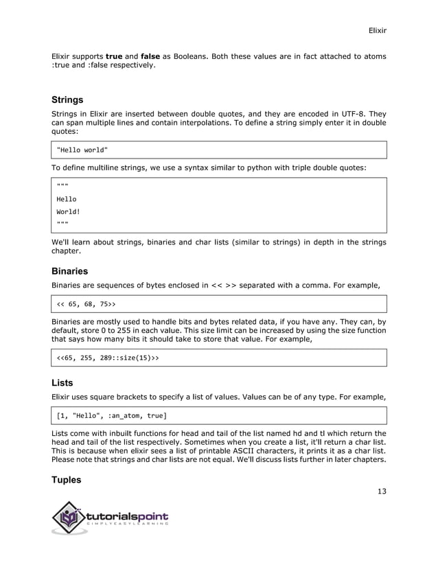 Elixir tutorial | PDF