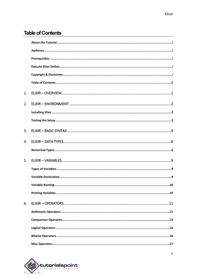 Elixir tutorial | PDF | Free Download