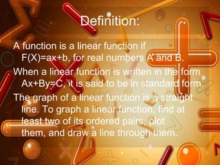 Elizabeth& Valarie - Linear Function | PPSX