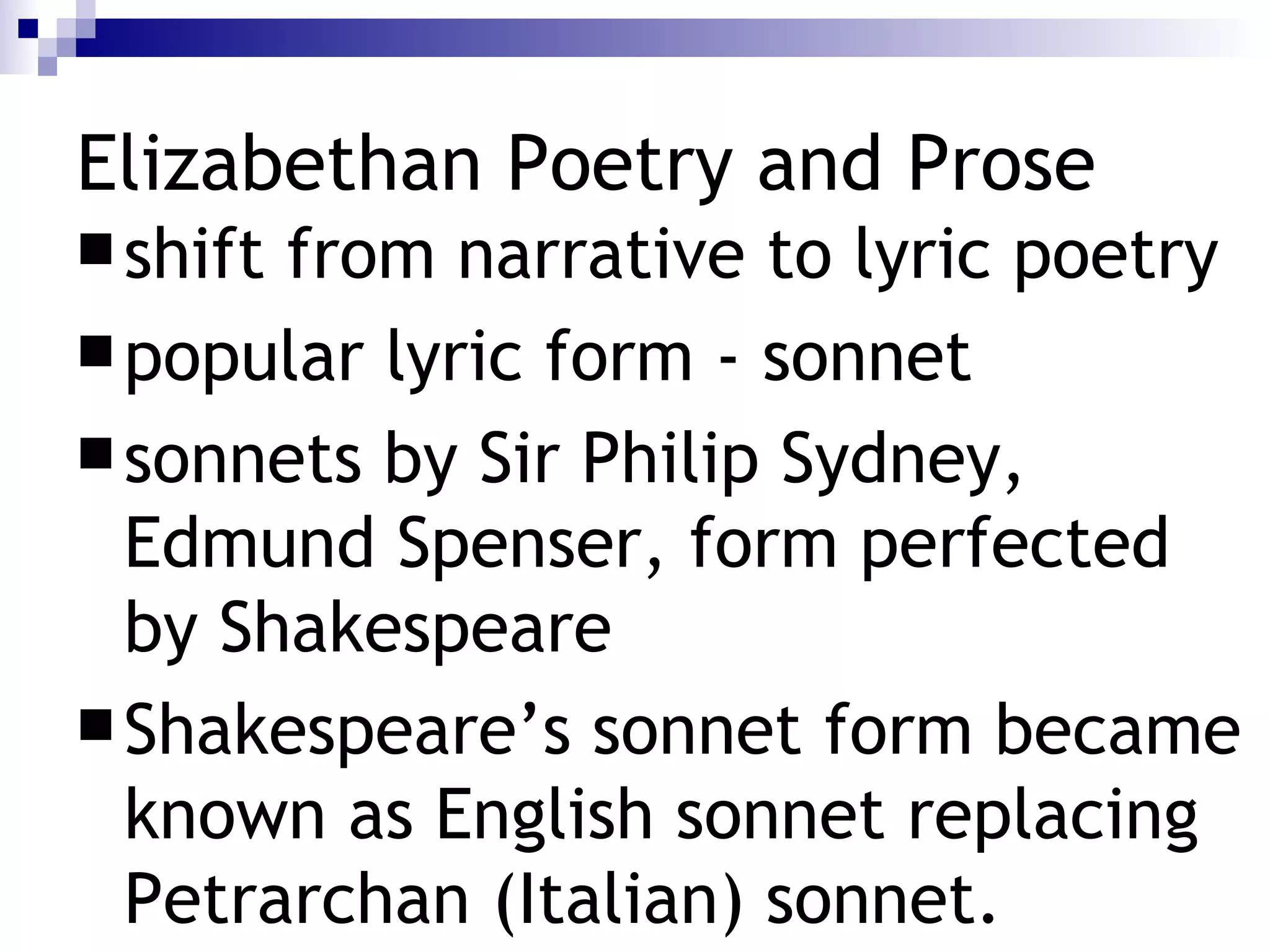 Elizabethan | PPT