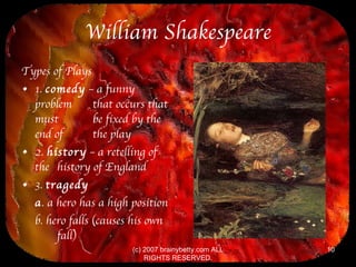 Elizabethan Era/Shakespeare/Romeo + Juliet | PPT