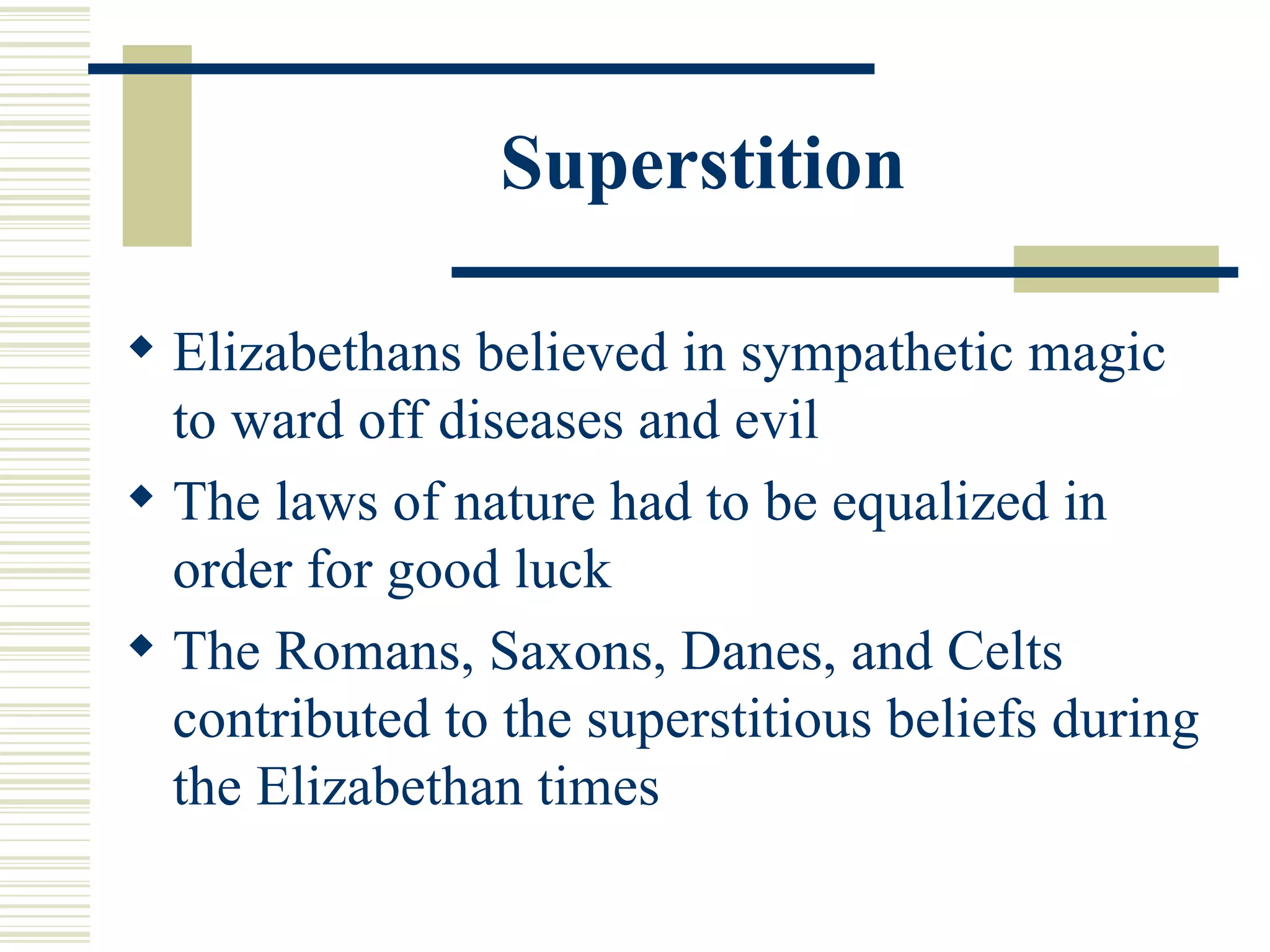 Elizabethan Times Overview | PPT