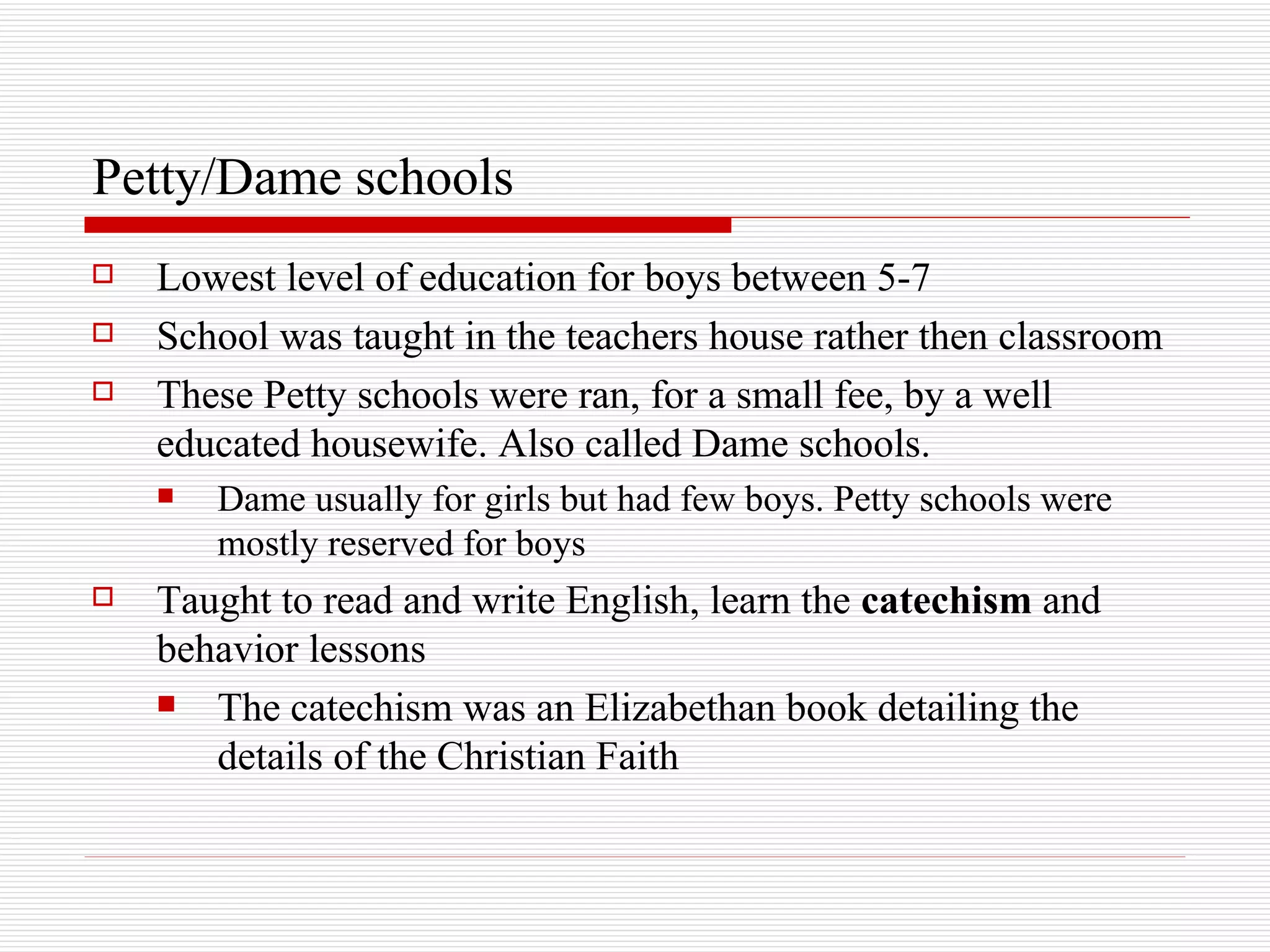 Elizabethan childhood and education (1) | PPT