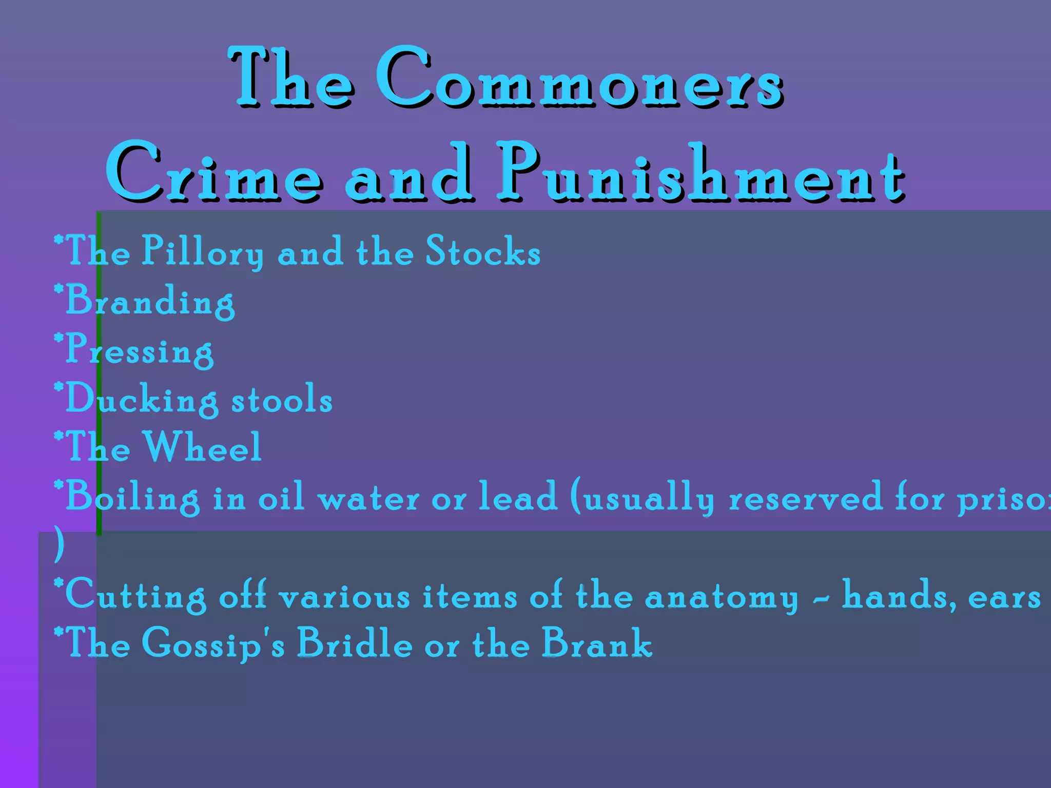 Elizabethan crime and punishment | PPT