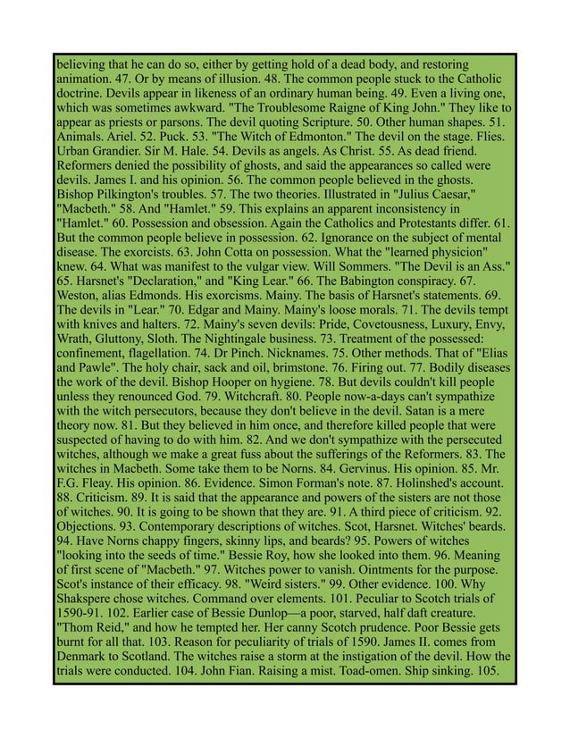 Elizabethan Demonology, Shakespeare Society, Free eBook | PDF