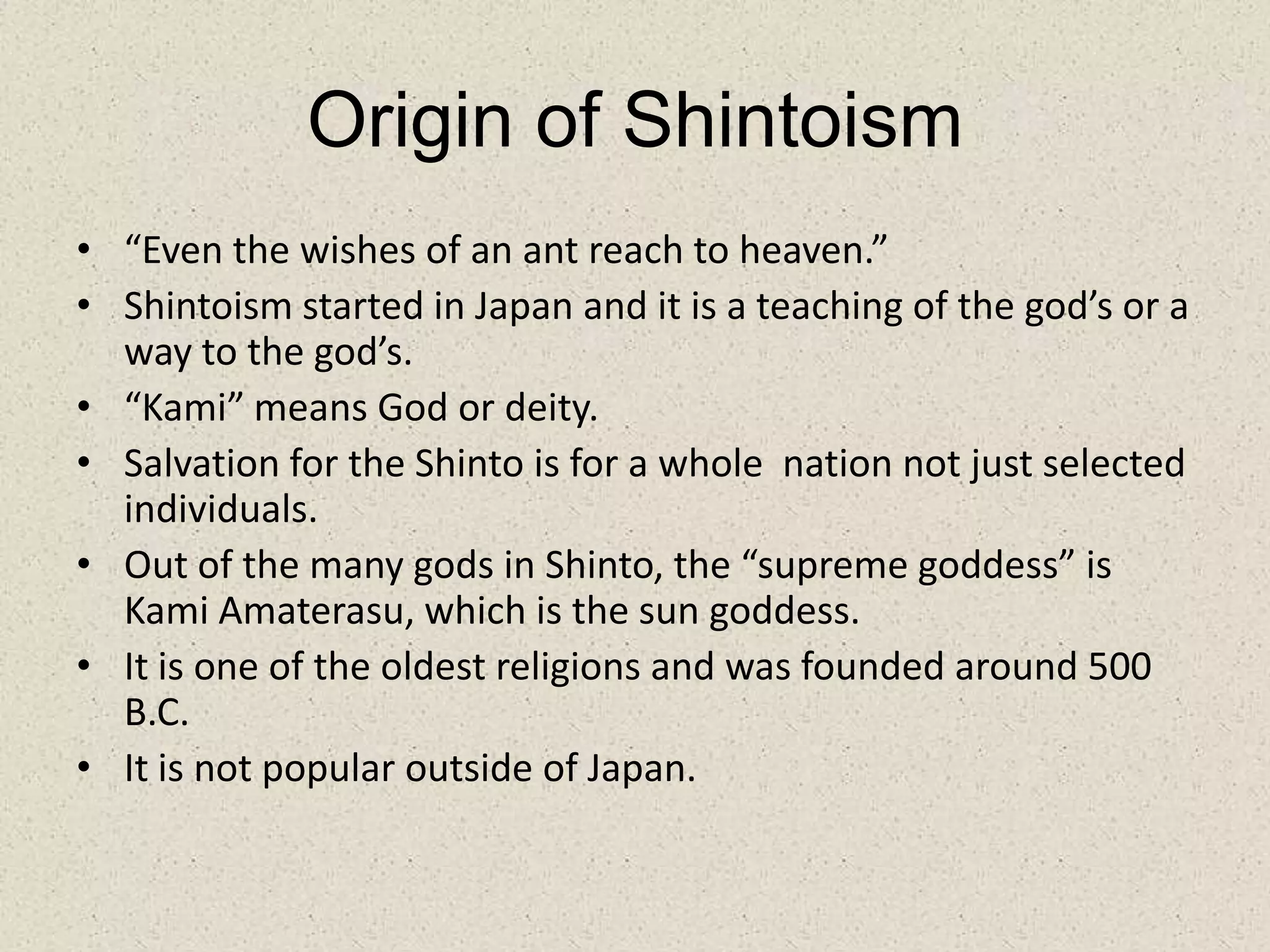 AP Human Geography 2011 - Shintoism | PPTX | Hinduism | Religion ...