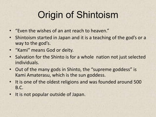 AP Human Geography 2011 - Shintoism | PPTX | Hinduism | Religion ...